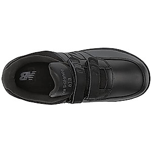New Balance Men's 813 V1 Hook and Loop Walking Shoe, Black, 10 X-Wide