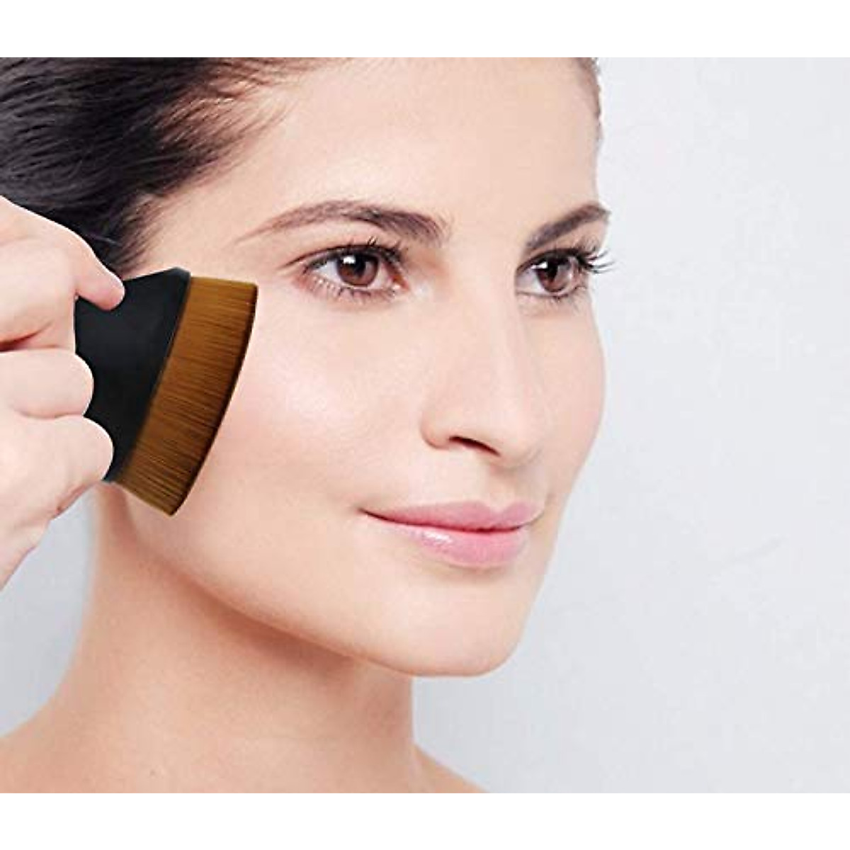 JPNK Foundation Makeup Brush with 4 Makeup Sponges Latex-free for Blending Liquid, Cream or Flawless Powder Cosmetics