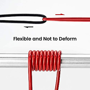 KAIWEETS Alligator Clips Electrical Test Leads Set, 15A Jumper Wires Heavy Duty with Protective Copper Clips, Premium PVC Silicone Cables for Electrical Testing, Experiment, 2 Colors 39.6 inches