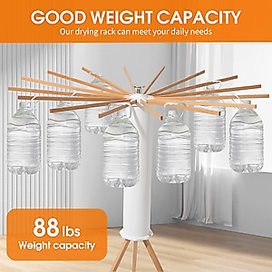 Greeze Tripod Clothes Drying Rack, Foldable Drying Rack Laundry Portable Drying Rack Indoor and Outdoor Use Octopus Drying Rack for Clothes Space Saving