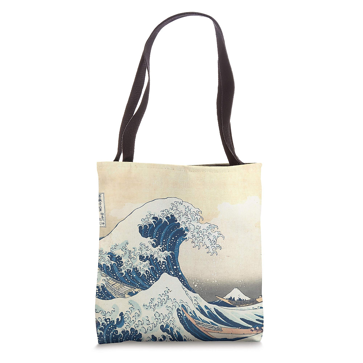 The Great Wave off Kanagawa Hokusai Japanese Art Tote Bag