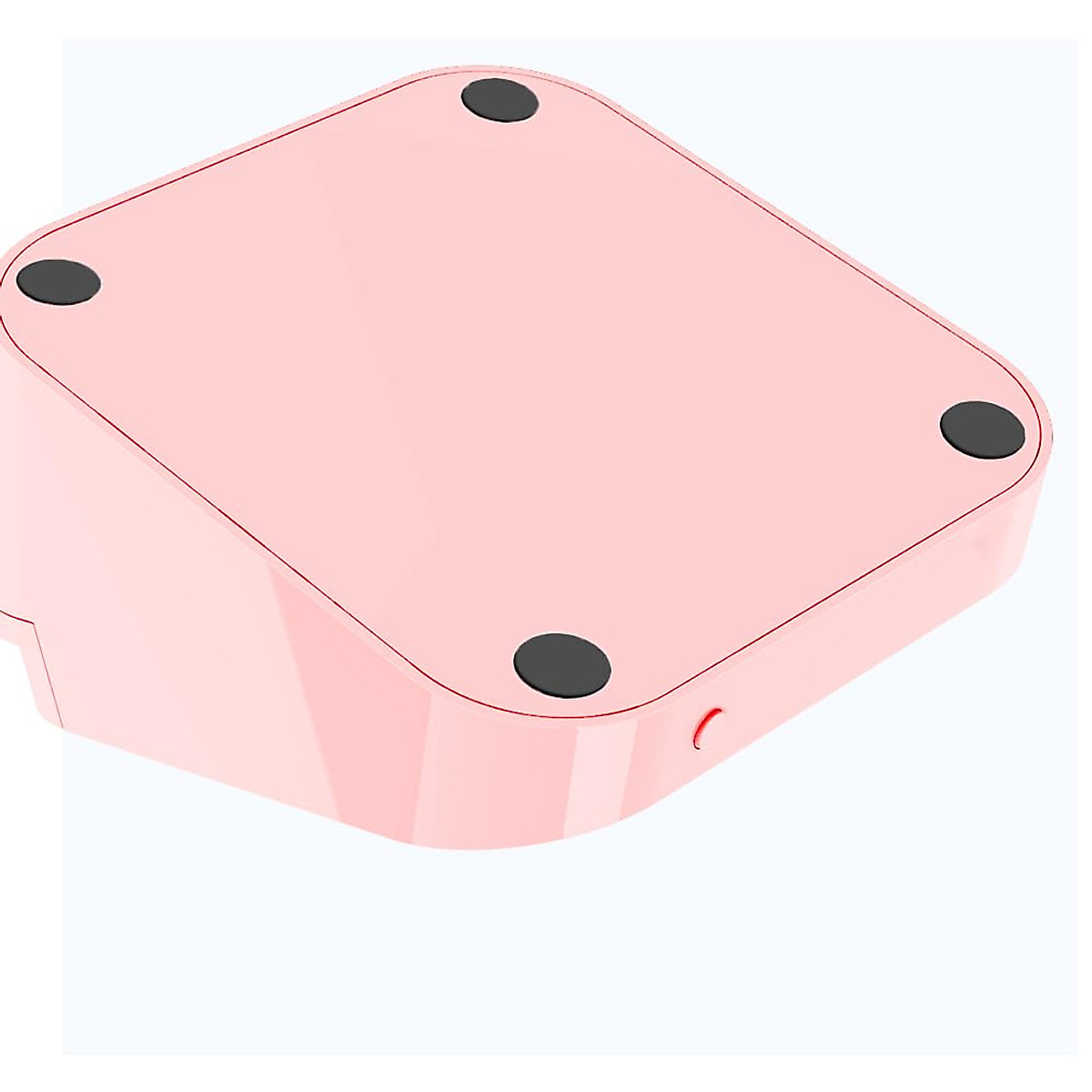 Dock Compatible with Square Reader 2nd Generation, Square Card Reader Stand Holder, Anti-Sleep Button, One Click to Turn On, Pink.
