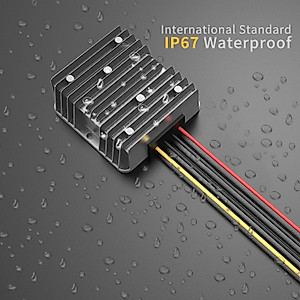 24v to 12v Converter, 20A 240W Supply Step Down Converter for Heavy Duty Truck Car Power Reducer Regulator for Auto Car Truck Vehicle Boat Solar System etc.(DC15-40V Inputs)