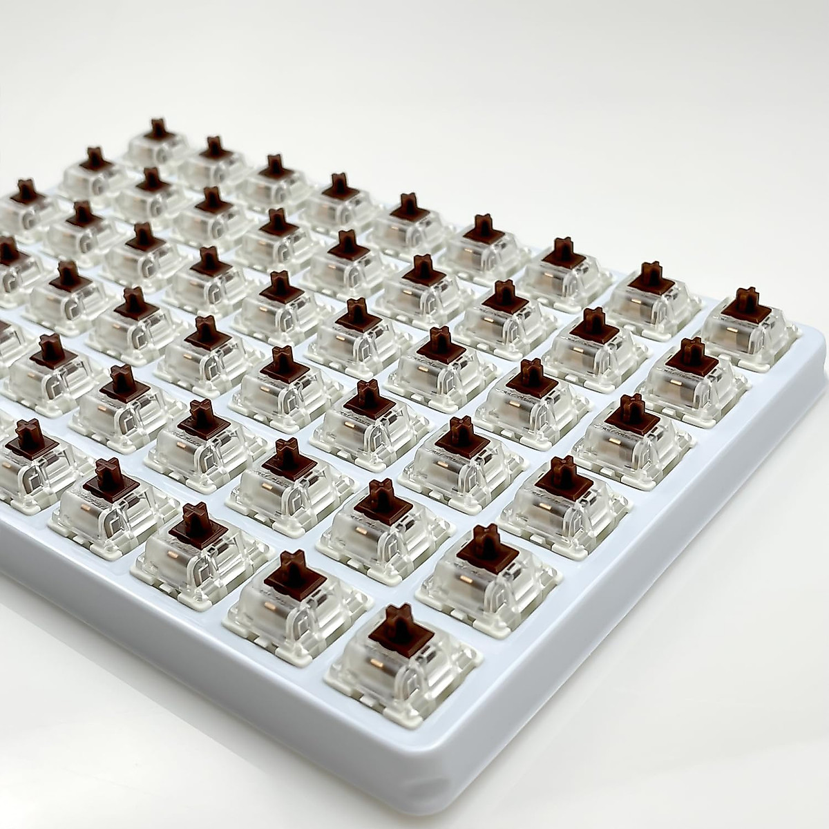 Gateron G Brown Pro Switches Pre-lubed 3pin RGB SMD Tactile for Gaming Mechanical Keyboard(108 Pcs, Brown)