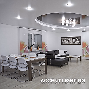 ETOPLIGHTING |3-Pack|35 Watt GU10 Halogen Light Bulbs with Clear UV Glass Cover 120 Volts 2,000 Life Hours, APL1583