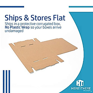 White Cardboard Pizza Boxes, Takeout Containers - 10 x 10 Pizza Box Size, Corrugated, Kraft – 50 Pack