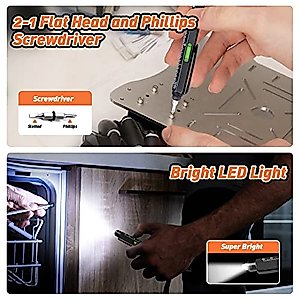 Gifts for Dad, Universal Socket with 9 in 1 Multi-Tool Pen Set
