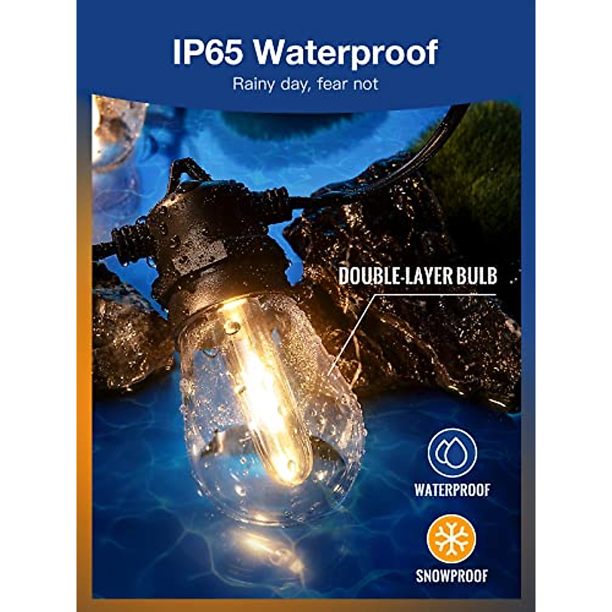 addlon 31(27+4) FT Solar String Lights Outdoor Last 15+Hrs Solar Patio Lights with 10 LED Edison Bulbs IP65 Waterproof Commercial Grade Ambience Patio Lights for Garden Backyard Bistro