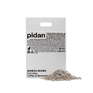 pidan Tofu Cat Litter with Recycled Coffee Grounds,Clumping,Flushable,Ultra Absorbent and Fast Drying, 100% Natural Ingredients Litter,Really Dust-Free,Less Scattering (5.3lb×1bag)