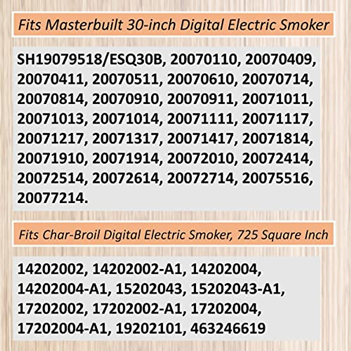Replacement Electric Smoker 800 Watts Heating Element for Char-Broil and Masterbuilt 30" Digital Control Electric Smoker