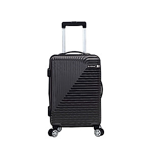 Rockland Star Trail Hardside Spinner Wheel Luggage, Grey, Carry-On 20-Inch