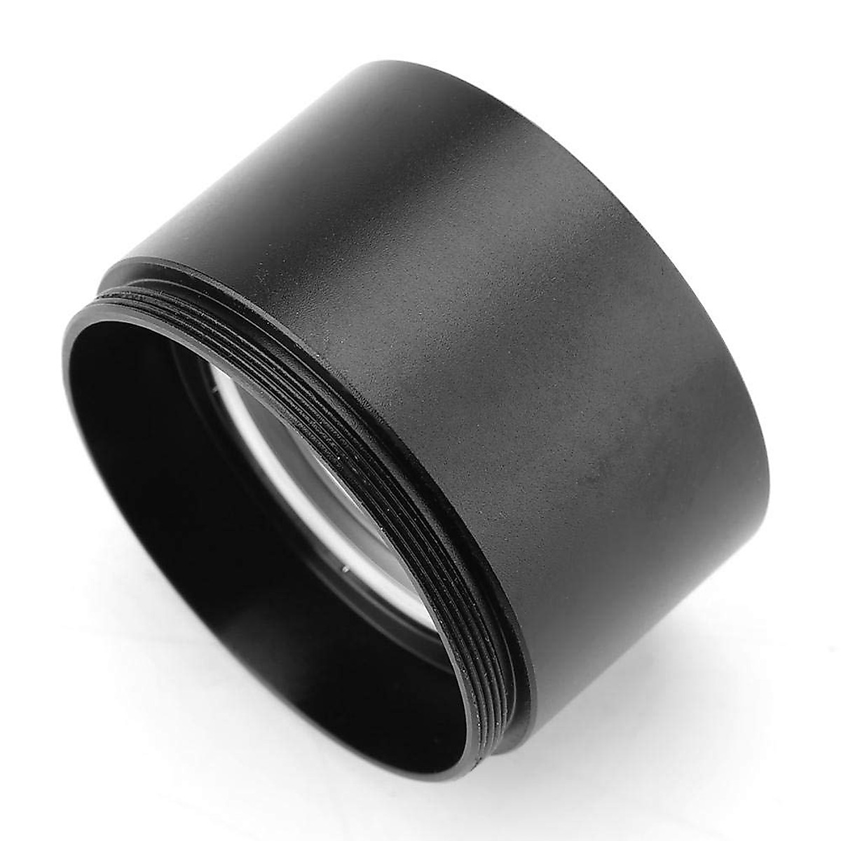 0.5X Auxiliary Objective Lens,Stereo Microscope Objective Lens,Microscope Objective Lens for Industry Video Microscope,48mm Mounting 0.5X Objective Lens,Double The Magnification