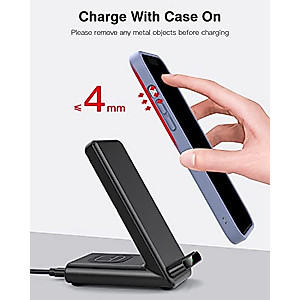 Wireless Charging Station,3 in 1 Wireless Charging Stand Made for Apple Watch Ultra 8 7 6 SE 5 4 3,Fast Wireless Charger Made for iPhone 14/14 Plus/14 Pro Max/13/12/11/X/8,AirPods Pro 2(with Adapter)