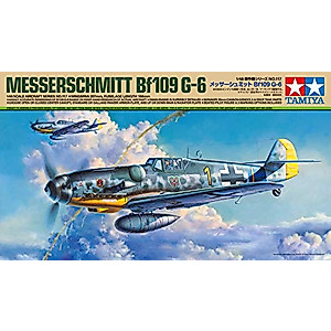 Tamiya 61117 1/48 Messerschmitt BF 109 G-6 Plastic Model Airplane Kit