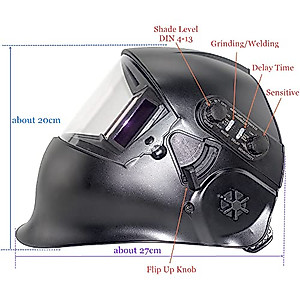 Powered Air Purifying Respirator Auto Darkening Welding Helmet, Personal Protective Equipment, Industry Welding Mask PAPR Kit (B. Helmet PAPR Kit)