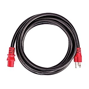 D'Addario Accessories IEC power cable - IEC to NEMA Plug Power Cable, 10FT (North America) Male to Female