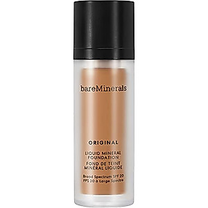 bareMinerals Original Liquid Mineral Foundation Broad Spectrum Spf 20, Medium Dark 23, 1 Fl Oz