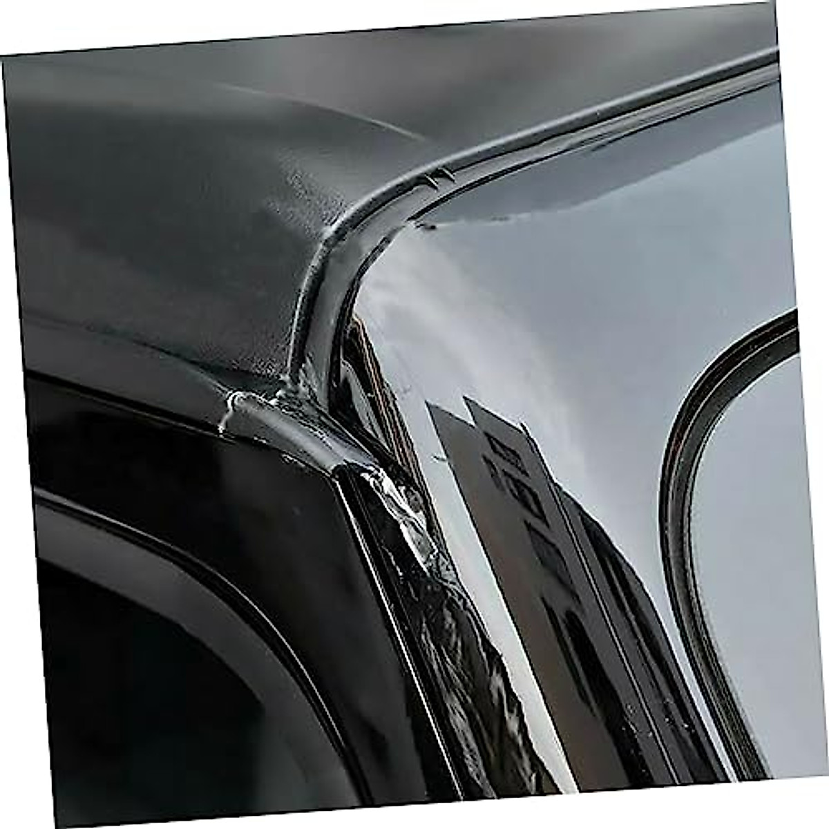 Vaguelly 10pcs roof gutter rv parts abs Vehicle Rainwater Diverter remolque para autos car gutter spouts Car Roof Rainwater Diverter Rainwater Diversion Slot Auto Parts dripping water