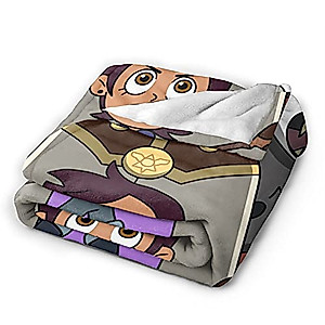 The Owl House Flannel Blanket Lightweight Cozy Bed Blankets Soft Throw Blanket Fit Couch Sofa Suitable for All Season60 X50