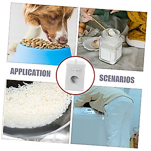 BESTOYARD 10 Lbs Box Kitchen Storage Bucket Grain Storage Container Rice Dispenser Cereal Dispenser Countertop Flour Containers Can Food Iron Rice Tin with Lid