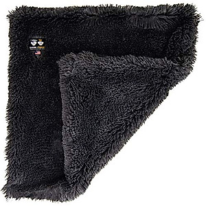 Bessie and Barnie Wolfhound Grey Luxury Shag Ultra Plush Faux Fur Pet, Dog, Cat, Puppy Super Soft Reversible Blanket (Multiple Sizes)