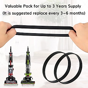 Fullclean Belt for Bissell Style 7/9/10/12/14 P/n3031120,4 Pack Belts for Powerforce Helix Cleanview Swivel Rewind Powerlifter,Repacement Part 3031120,2031093,3031123,32074