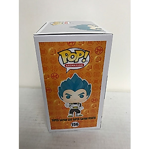 Funko Pop Dragonball Z Super Saiyan God Metallic Blue Vegeta Exclusive VInyl FIgure