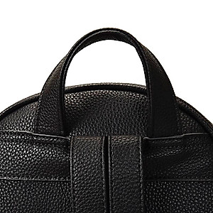Special made fancy backpack for women, stylish and fashionable backpack made out of artificial leather (black)