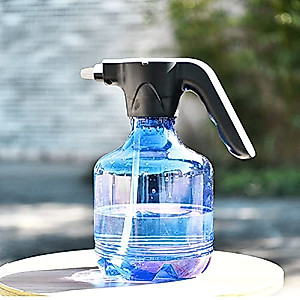 CHICIRIS 3L Electric Watering Plant Spray Bottle PP 800 Mah Rotating Nozzle Automatic Garden Sprayer Can for Indoor Outdoor Plants Electric Watering Can (Blue)