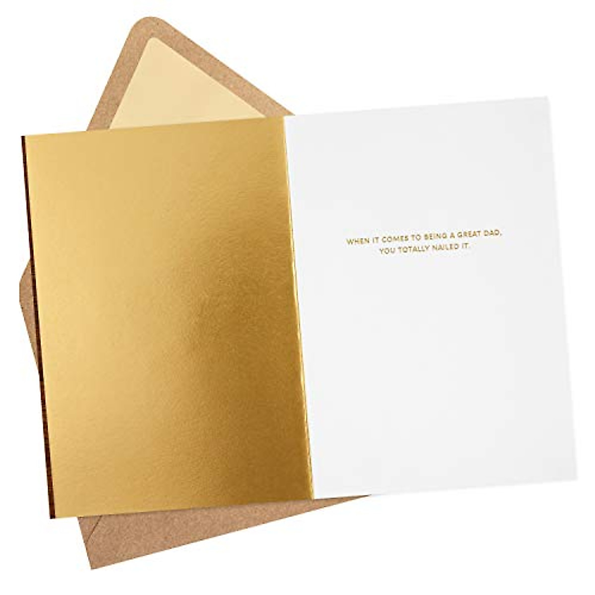 Hallmark Signature Wood Fathers Day Card for Dad (Nuts and Bolts Heart)