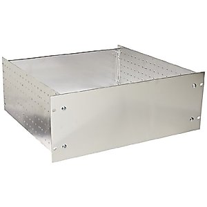 BUD Industries RM-14213 Aluminum Rackmount Chassis 19" L x 17.19" W x 6.97" H, Natural