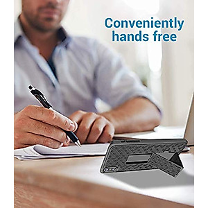 Aduro Combo Case & Holster for iPhone XR, Slim Shell & Swivel Belt Clip Holster, with Built-in Kickstand for Apple iPhone