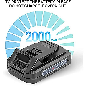 WISETOOL 20V Cordless Leaf Blower with Battery and Charger, Leaf Blower Battery Operated, Rechargeable Electric Handheld Leaf Blower Variable Speed With 2 Tubes For Patio, Leaves & Snow Blowing-Orange