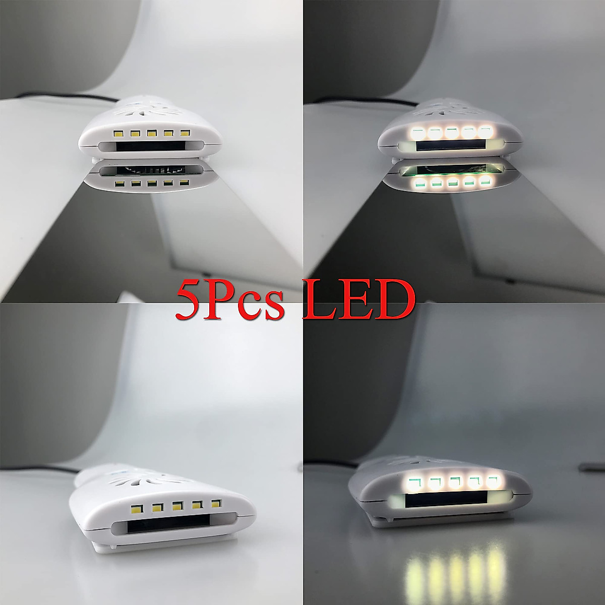 XUX Dental Automatic Anti-Fog Mirrors for Oral Photography Reflector Glass Defog Mirrors Orthodontic for Buccal oOcclusal Lingual