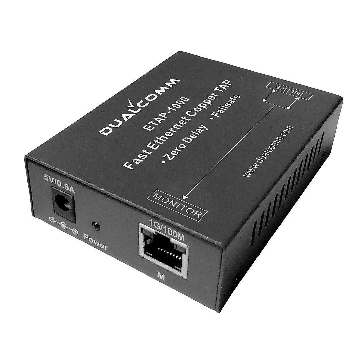 Dualcomm ETAP-1000 Zero-Delay Fast Ethernet Copper Tap