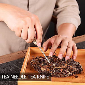 2 Pack 9"Ice Picks,Sturdy Stainless Steel Ice Picks For Breaking Ice with Safety Cover,Non-slip Wooden Handle For Kitchen,Bars,Bartender,Camping (Ebony)