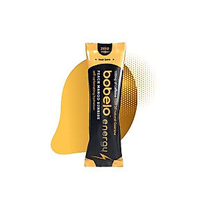 Bobelo Sparkling Electrolyte Natural Energy Drink Powder| Peach Mango Sunrise | Keto Energy Drink Mix with Natural Caffeine | Diabetic Friendly and Low Calorie | 14 count