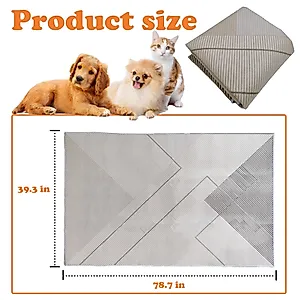 MUYG Guinea Pig Liners for Cage,39"×78" Washable Rabbit Cage Liner Reusable Small Animals Bedding Pads with Anti Slip Super Absorbent Mats for Ferrets Chinchillas Hamster Bunnies
