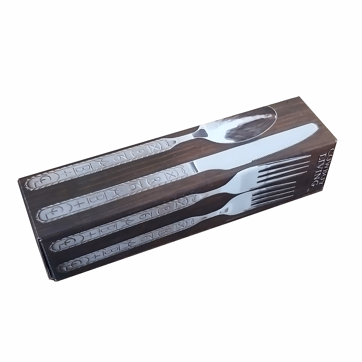 Ranch Brands Stainless Silverware Set (20 piece) by Cowboy Living