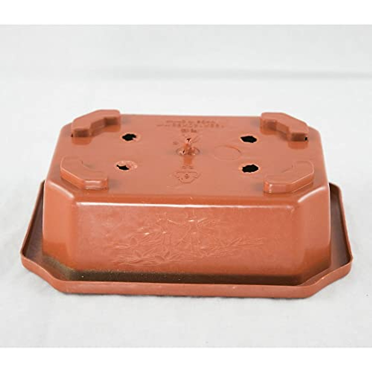 24 Pcs Rectangular Plastic Bonsai Training Pot, Succulent Planter - 6.25"x 4.5"x 2"