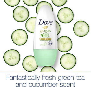 Dove Go Fresh Cucumber Roll-On Anti-Perspirant Deodorant 50 ml - Pack of 3