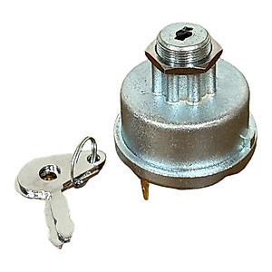 Arko Tractor Parts Ignition Key Switch for Ford Tractors 2000 2600 3000 3600 4000 4600 4610 5000 5600 5610 6600 6700 7000 8210 E7NN11N501AB E7NN11N501AB 81806736 81838693 89843617
