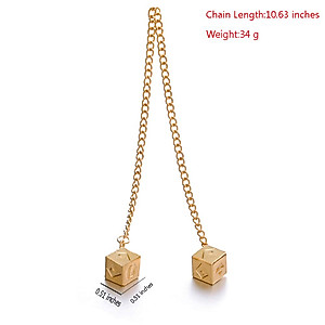 Abitoncc Han Solo Lucky Dice for Millennium Falcon Star Wars Movies Cosplay Costumes Accessories,The Last Jedi Dice Jewelry