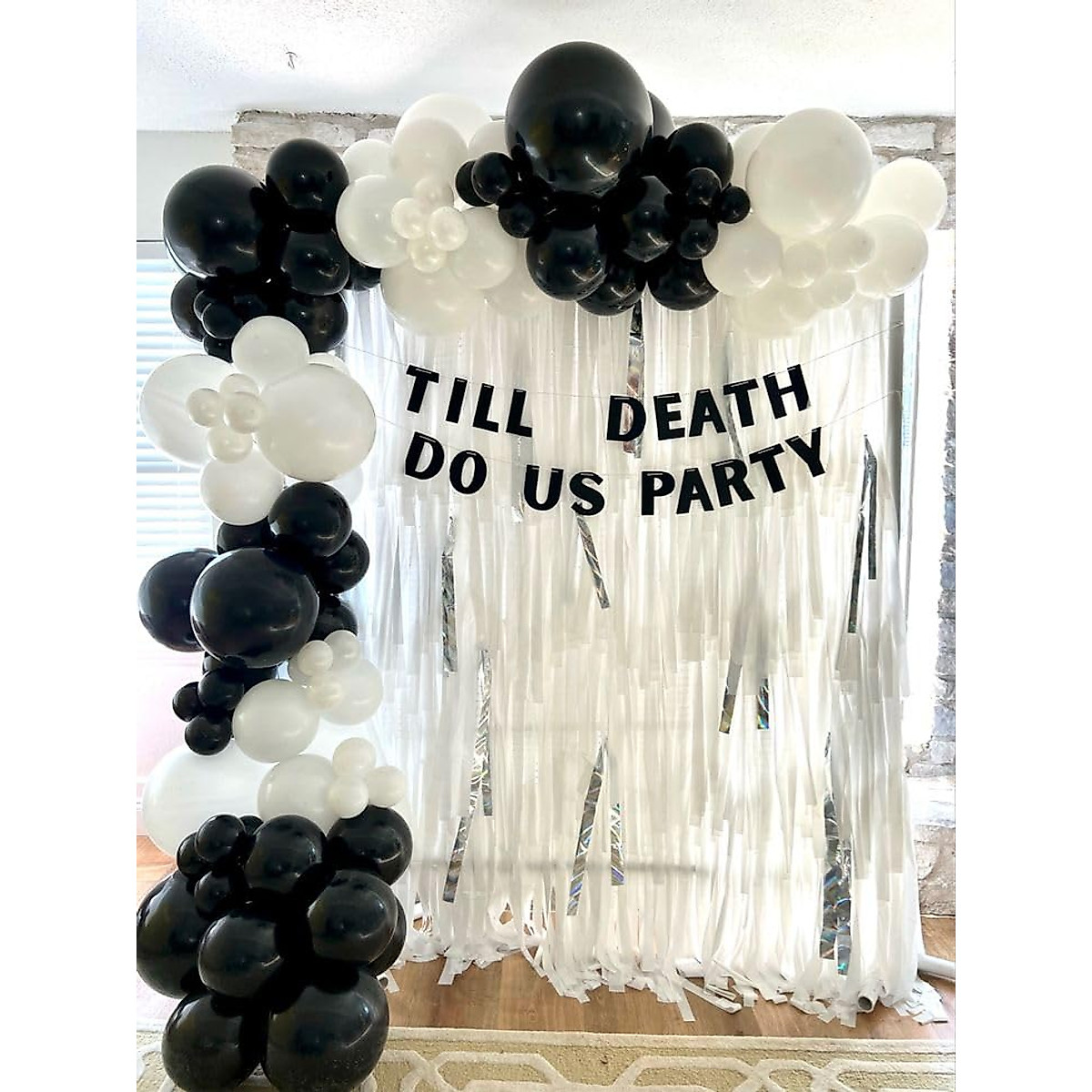 White Crepe Paper Streamers 8 Rolls, Party Streamers for Birthday Wedding Baby Bridal Shower Decorations Halloween Christmas Craft Supplies (1.8 Inch x 82 Ft/Roll，656ft)