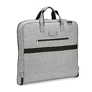 Amazon Basics Carry-On Garment Bag for Travel and Business Trips with Shoulder Strap - Gray