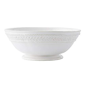 Juliska Le Panier Whitewash Footed Fruit Bowl