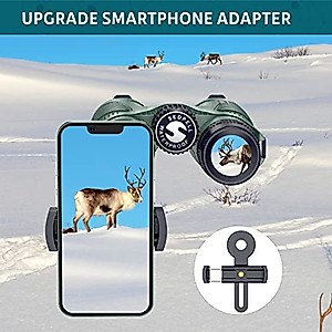 Sedpell HD Binoculars for Adults, High Power Binoculars with BaK4 prisms, IPX7 Waterproof with Phone Adapter Lightweight with Carrying Case and Strap Perfect for Bird Watching, Hunting, Travel