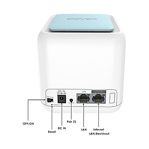 WAVLINK Mesh WiFi System, AC1200 Dual Band Mesh WiFi Router, Full Gigabit, MU-MIMO,Wave 2,Replaces Router and Extender, 2.4GHz/300Mbps+5GHz/867Mbps, Guest WiFi