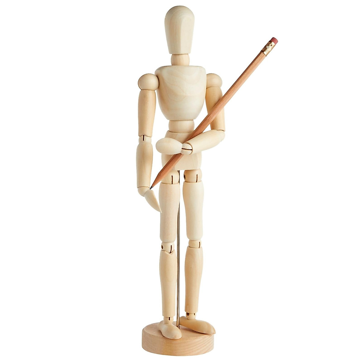 3 Pack Posable Art Figure Model, Flexible Wooden Drawing Mannequin for Artists, Sketching (13 in)