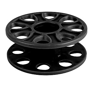 RANNYY Diving Finger Spool,Durable Plastic Scuba Diving Compact Finger Spool Reel Diver Underwater Accessory(Black)